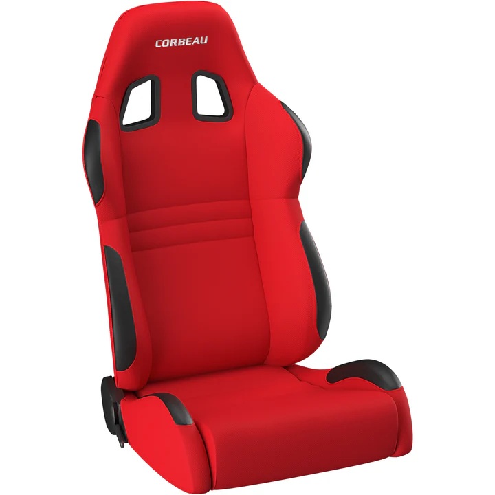 Corbeau A4 Seats - Red Cloth - WS6store.com